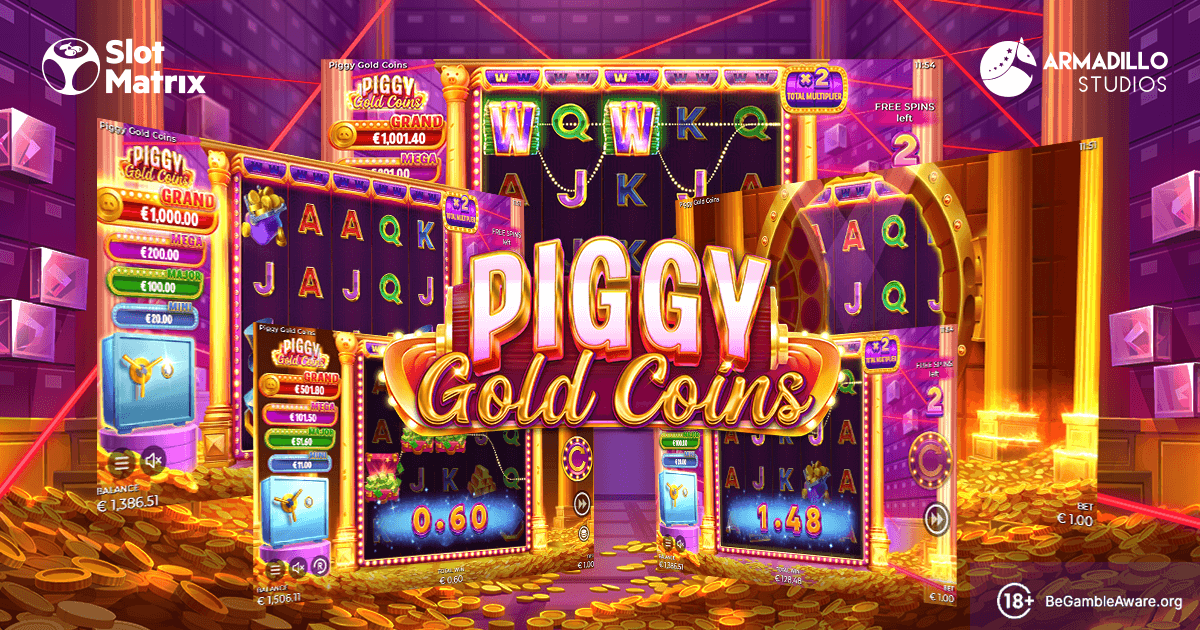 SlotMatrix rolls out Piggy Gold Coins in Michigan and New Jersey - SlotMatrix